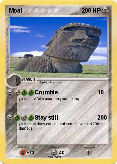 Pokémon Moai 2 2 - Crumble - My Pokemon Card