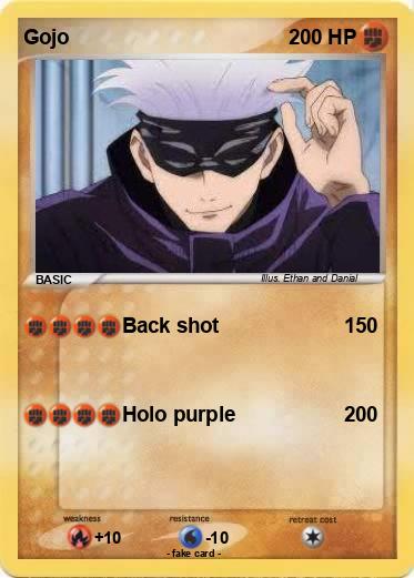 Pokémon Gojo 61 61 - Back shot - My Pokemon Card