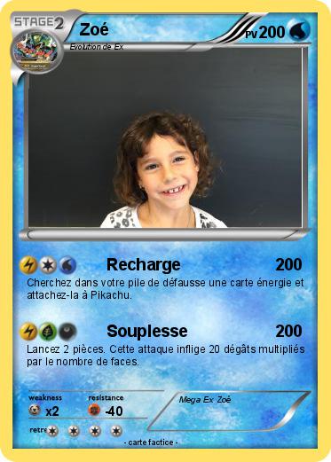 Pokémon Zoe 264 264 - Recharge - Ma carte Pokémon