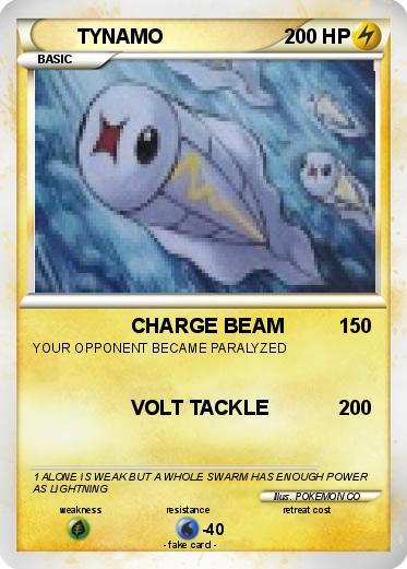 Pokémon TYNAMO 29 29 - CHARGE BEAM - My Pokemon Card