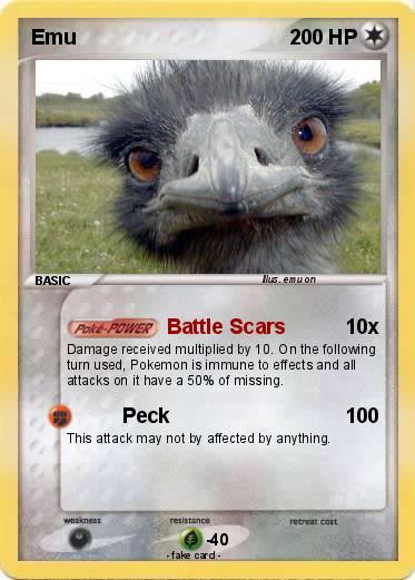 Pokémon Emu 15 15 - Battle Scars - My Pokemon Card