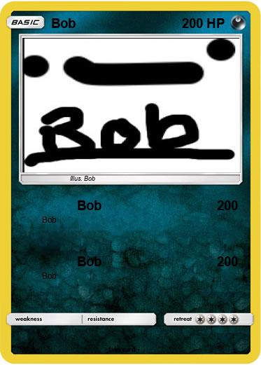 Pokémon Bob 5423 5423 - Bob - My Pokemon Card