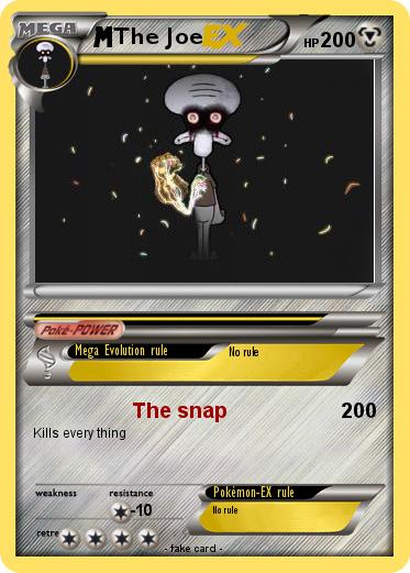 Pokémon The Joe 5 5 - The snap - My Pokemon Card
