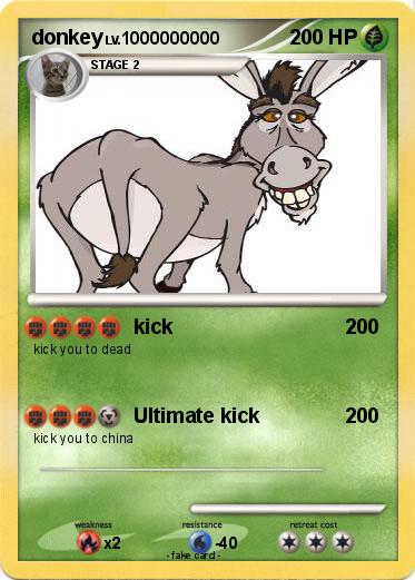 Pokémon donkey 848 848 - kick - My Pokemon Card