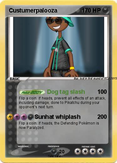 Pokémon Custumerpalooza - Dog tag slash - My Pokemon Card