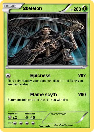 Pokémon Skeleton 389 389 - Epicness - My Pokemon Card