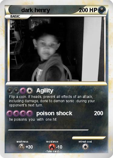 Pokémon dark henry - Agility - My Pokemon Card