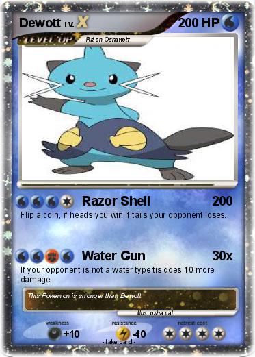 Pokémon Dewott 357 357 - Razor Shell - My Pokemon Card