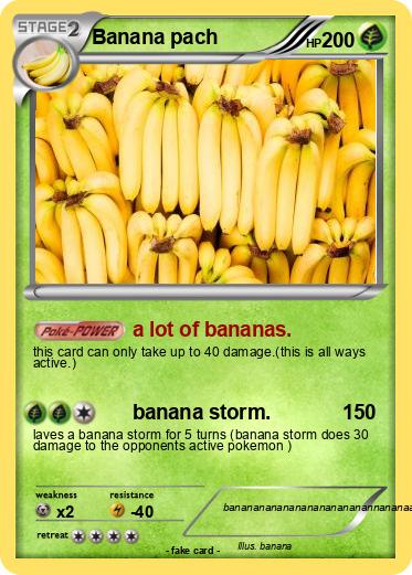 Pokémon Banana pach - a lot of bananas. - My Pokemon Card