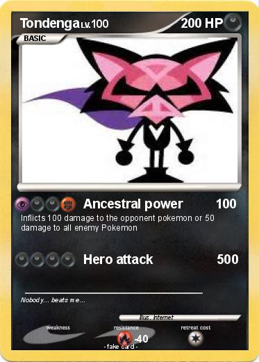 Pokémon Tondenga 1 1 - Ancestral power - My Pokemon Card