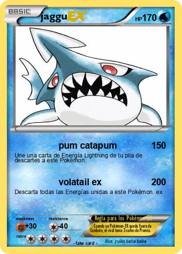 Pokémon jaggu - pum catapum - Mi carta pokémon