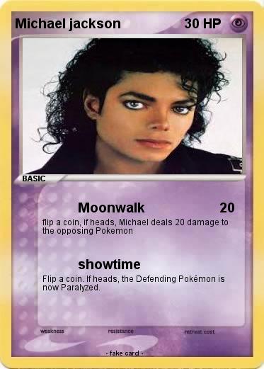 Pokémon Michael jackson 1548 1548 - Moonwalk - My Pokemon Card