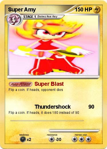 Pokémon Super Amy 4 4 - Super Blast - My Pokemon Card