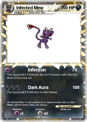 Pokémon Infected Mew - Infection - My Pokemon Card