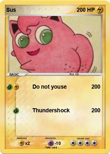 Pokémon Sus 889 889 - Do not youse - My Pokemon Card