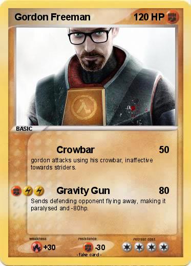 Pokémon Gordon Freeman 84 84 - Crowbar - My Pokemon Card
