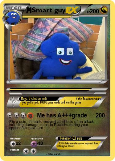 Pokémon Smart guy 12 12 - Me has A+++grade - My Pokemon Card