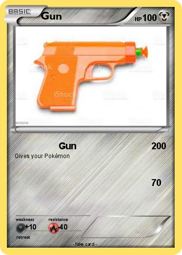 Pokémon Gun 674 674 - Gun - My Pokemon Card
