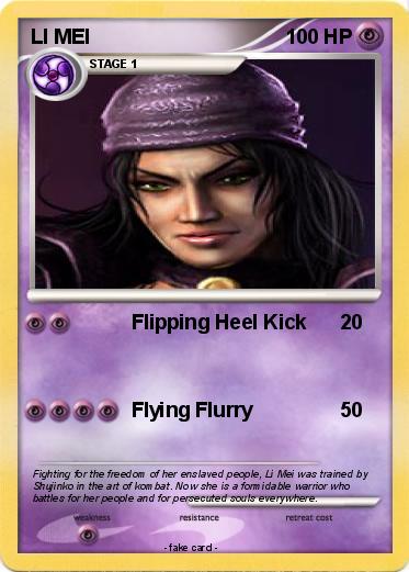 Pokémon LI MEI - Flipping Heel Kick - My Pokemon Card