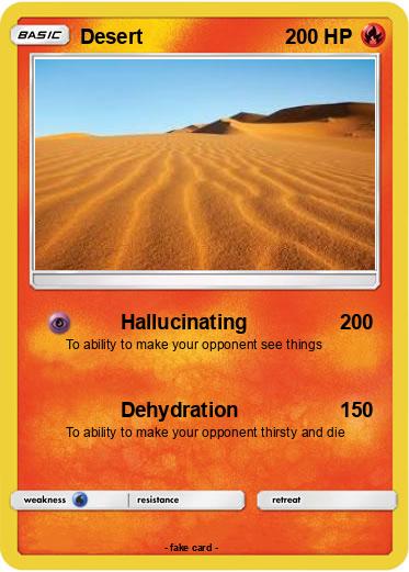 Pokémon Desert 491 491 - Hallucinating - My Pokemon Card