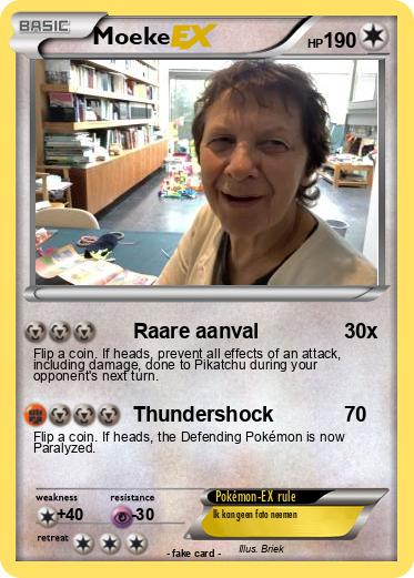 Pokémon Moeke 5 5 - Raare aanval - My Pokemon Card