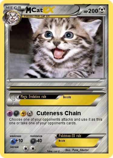 Pokémon Cat 3510 3510 - Cuteness Chain - My Pokemon Card
