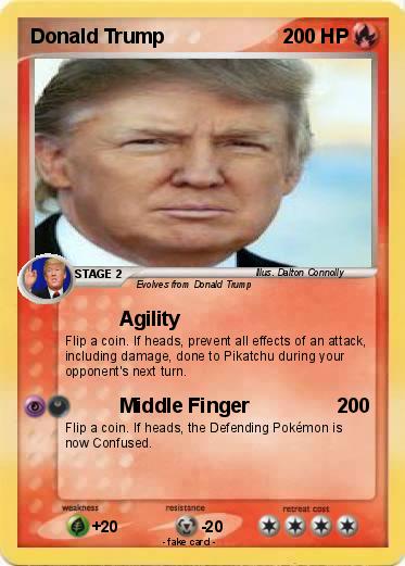 Pokémon Donald Trump 2779 2779 - Agility - My Pokemon Card