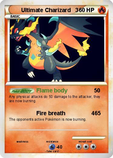 Pokémon Ultimate Charizard 3 1 1 - Flame body - My Pokemon Card
