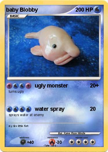 Pokémon baby Blobby - ugly monster - My Pokemon Card