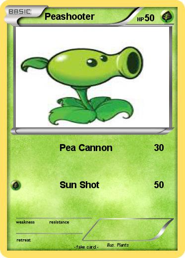 Pokémon Peashooter 393 393 - Pea Cannon - My Pokemon Card