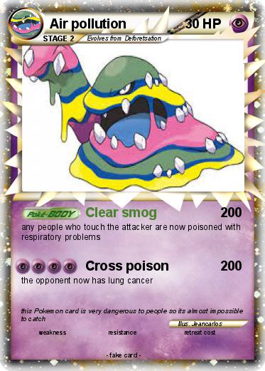 Pokémon Air pollution 29 29 - Clear smog - My Pokemon Card
