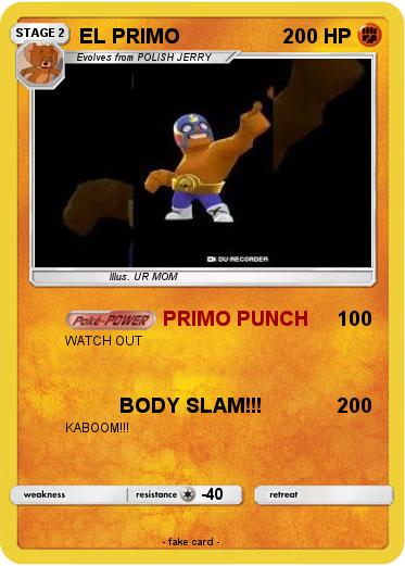 Pokémon EL PRIMO 1 1 - PRIMO PUNCH - My Pokemon Card
