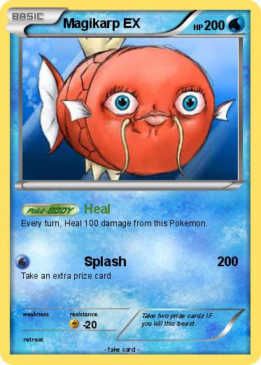 Pokémon Magikarp EX 70 70 - Heal - My Pokemon Card