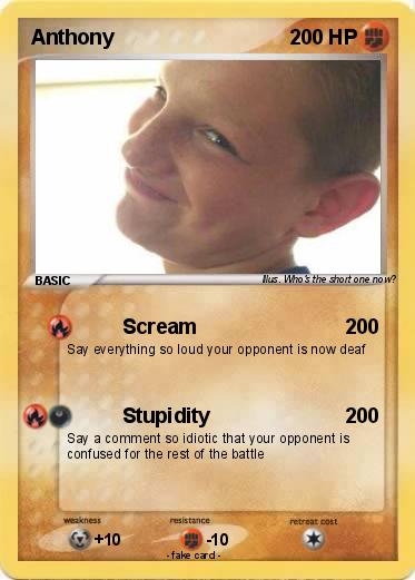Pokémon Anthony 1255 1255 - Scream - My Pokemon Card