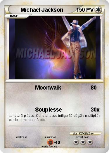Pokémon Michael Jackson 662 662 - Moonwalk - Ma carte Pokémon