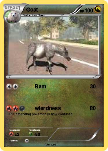 Pokémon Goat 65 65 - Ram - My Pokemon Card