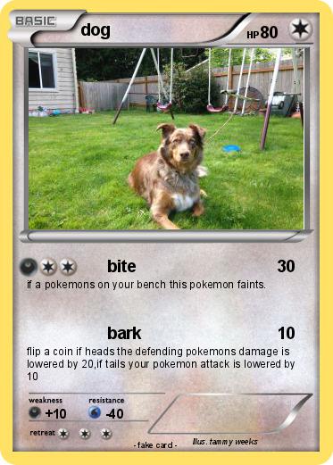 Pokémon dog 1005 1005 - bite - My Pokemon Card