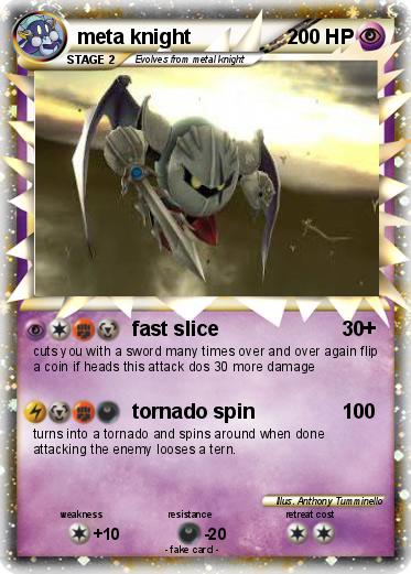 Pokémon meta knight 901 901 - fast slice - My Pokemon Card