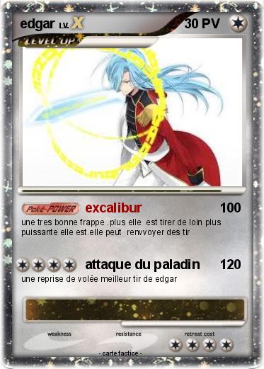 Pokémon edgar 46 46 - excalibur - Ma carte Pokémon