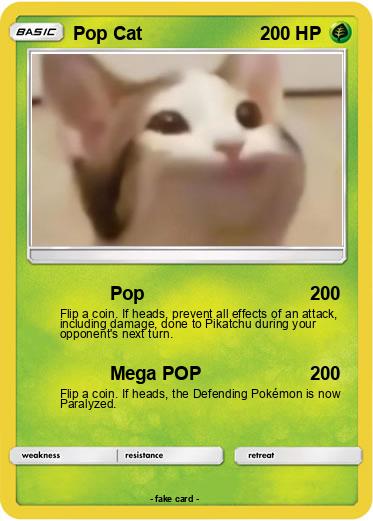 Pokémon Pop Cat 68 68 - Pop - My Pokemon Card