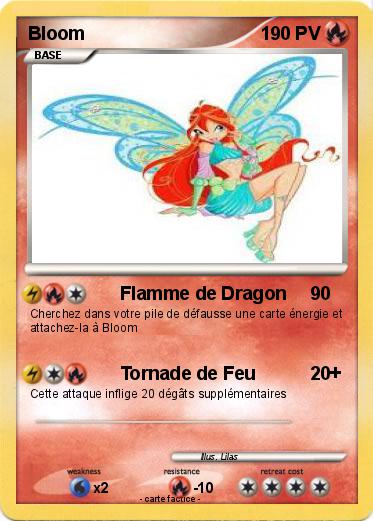Pokémon Bloom 290 290 - Flamme de Dragon - Ma carte Pokémon