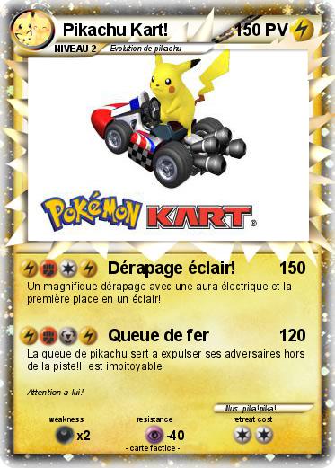 Pokémon Pikachu Kart - Dérapage éclair! - Ma carte Pokémon