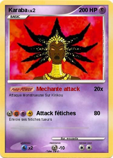 Pokémon Karaba 1 1 - Mechante attack - My Pokemon Card