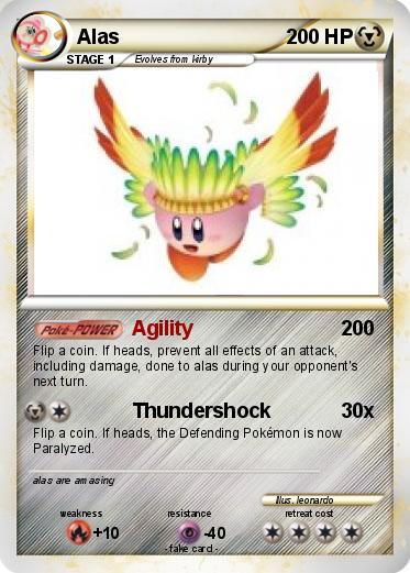 Pokémon Alas 1 1 - Agility - My Pokemon Card