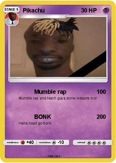 Pokémon Pikachu 21705 21705 - Mumble rap - My Pokemon Card