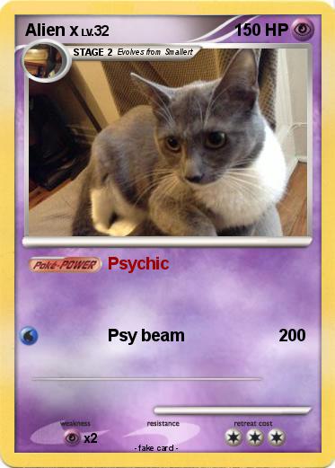 Pokémon Alien x 60 60 - Psychic - My Pokemon Card