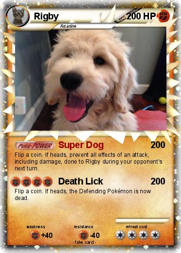 Pokémon Rigby 523 523 - Super Dog - My Pokemon Card
