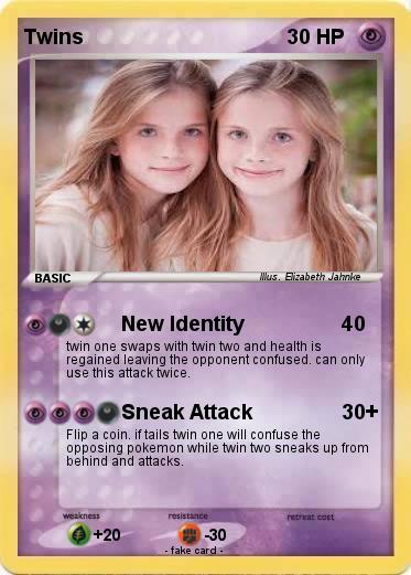 Pokémon Twins 92 92 - New Identity - My Pokemon Card