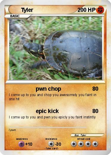 Pokémon Tyler 116 116 - pwn chop - My Pokemon Card
