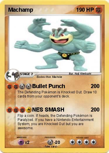 Pokémon Machamp 347 347 - Bullet Punch - My Pokemon Card